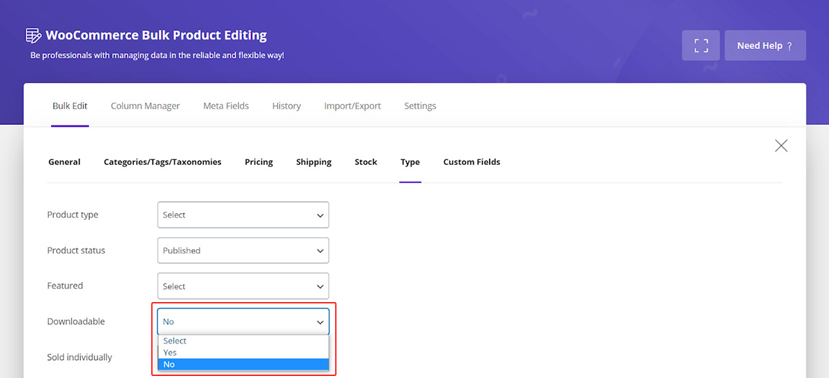 How to change WooCommerce shipping settings at the same time? - WooCommerce Bulk Product Editing
