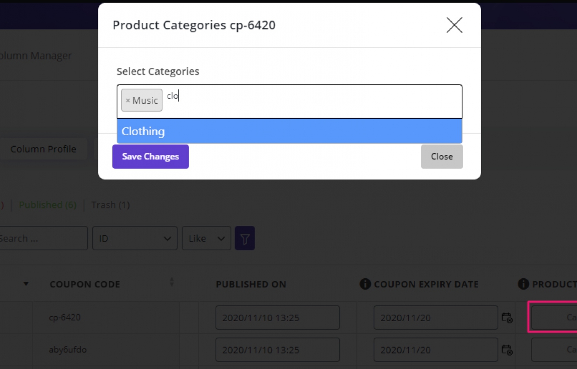 WooCommerce Bulk Coupons Editing - iThemlandco