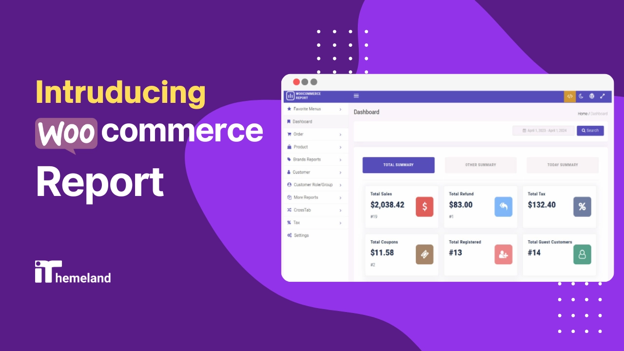 WooCommerce Report Plugin | Advanced Woocommerce Reporting